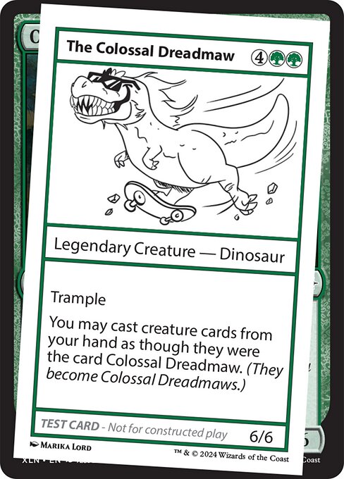 The Colossal Dreadmaw [Play Test Card][MB2] – TCG専門店 ARCANA
