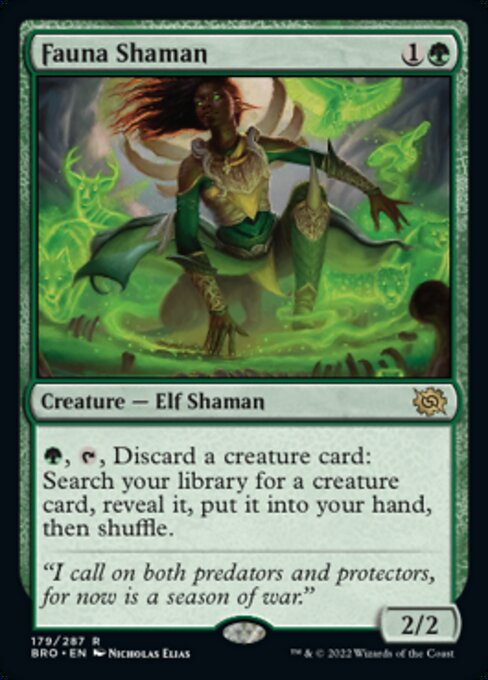 獣相のシャーマン/Fauna Shaman [BRO] – TCG専門店 ARCANA