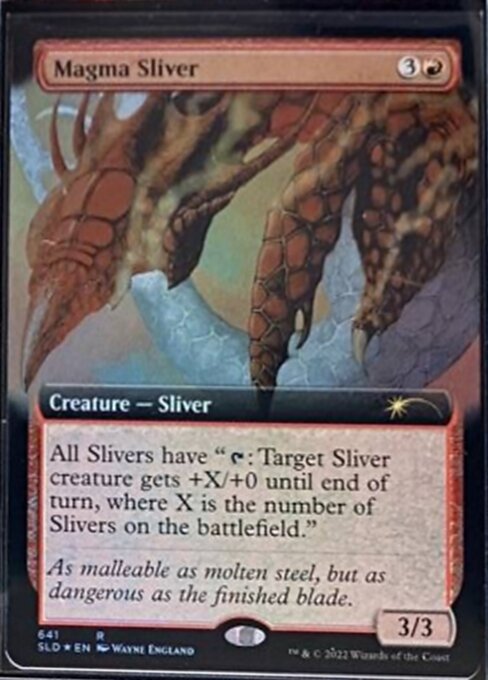 溶岩スリヴァー/Magma Sliver [Secret Lair] [FOIL] – TCG専門店 ARCANA